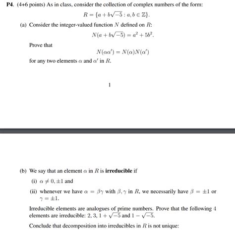 Solved P4 46 Points As In Class Consider The Collection