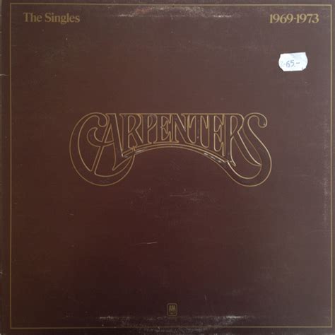 Carpenters The Singles 1969 1973 Gatefold Vinyl Discogs