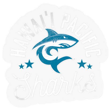 Hawaii Pacific University Hpu Sharks Logo Stickers Sold By Baetzsemanu