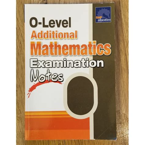 Igcse O Level Additional A Maths Guide Book 興趣及遊戲 書本 And 文具 教科書