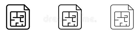 Architecture Plan Icon Vector Stock Illustration Illustration Of Door Apartment 348390107