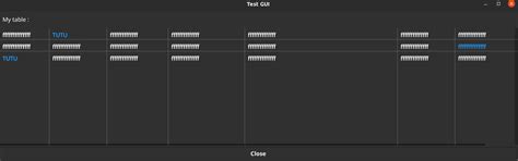 Go How To Make A Table With Different Object Types In Fyne Io