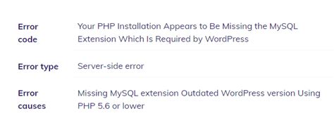 How To Fix Your Php Installation Appears To Be Missing The Mysql