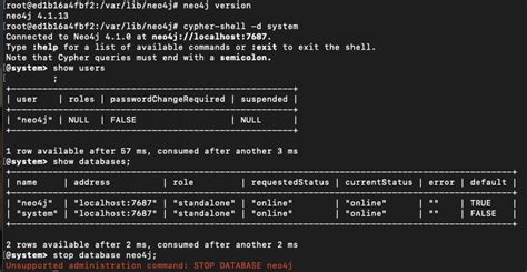Stoppingrestarting Standalone Neo4j Community Edition 4113 Newbie