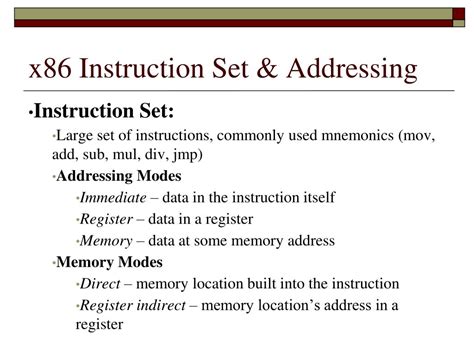 PPT Lab Intel X Architecture PowerPoint Presentation Free Download ID
