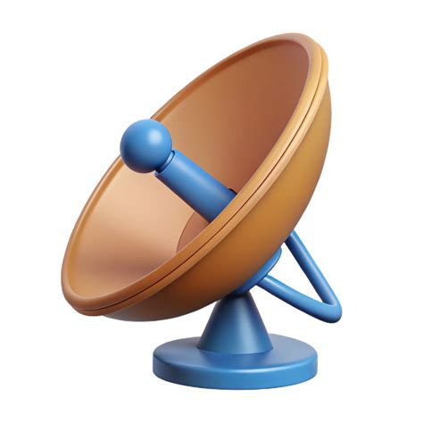 Impressive Renaissance Symmetrical Technical Drawing Of A Satellite Dish With Minimal Detail And