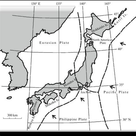 Tectonic Scheme Of The Japan Islands Region After 1 Dashed Lines