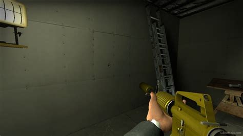 Csgo M4a1 S Hot Rod Golden M16 Mod For Left 4 Dead