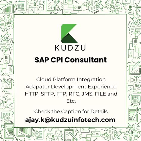 Ajay Koyalkar On Linkedin Hiring Sapcpi Sapcloudplatformintegration Sap Cpi…