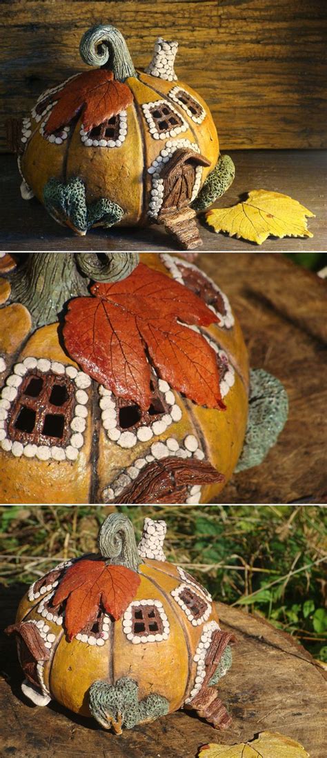 Тыква домик в интернет магазине Ярмарка Мастеров по цене 6000 ₽ Ab52xru Статуэтки Воронеж