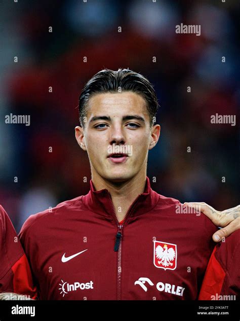 Kacper Urbanski Seen During Uefa Nations League Game Between National