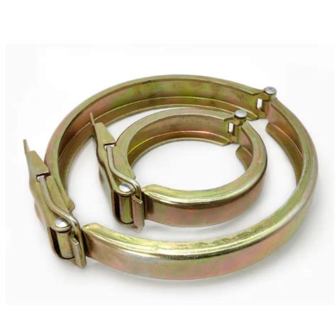 Heavy Duty Steel Clamp Ring Lock Fittings For Secure Coupling
