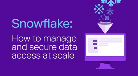 veza snowflake security how to manage and secure data access at…