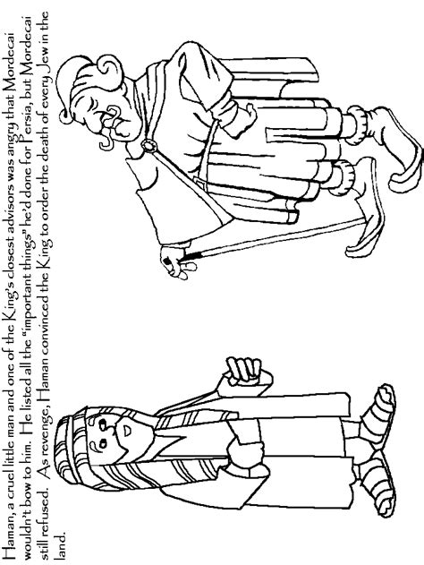 Haman Coloring Pages