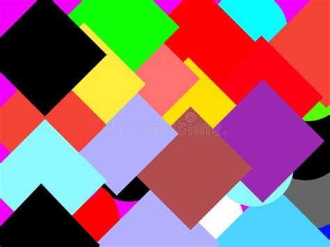 Elegant Multi Colored Background Illustration Stock Illustration