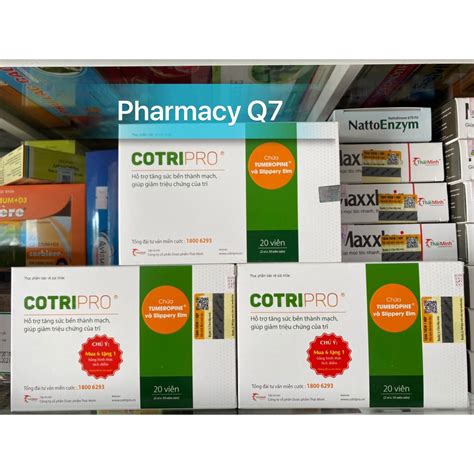 Cotripro Oral Tablet Genuine Box Of 20 Hemorrhoids Constipation Cotri Pro Tablets Shopee