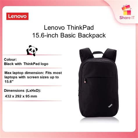 Lenovo Thinkpad Inch Basic Backpack P N X K For Work Office Student Casual Use
