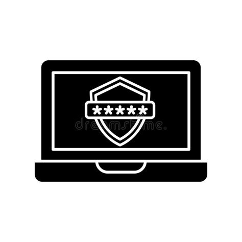 Protection Icon Vector Password Illustration Sign Collection Cyber Security Symbol Or Logo