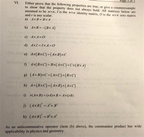 Solved V1 Either Prove That The Following Properties Are Chegg Com