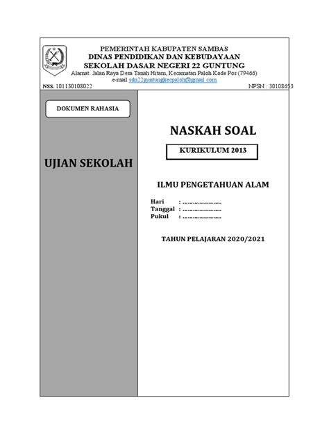 Pemerintah Kabupaten Sambas Pdf