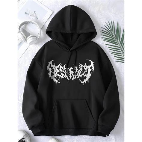 Jual Hoodie Black Metal Destruct Graphic Hoodie Distro Jaket Death