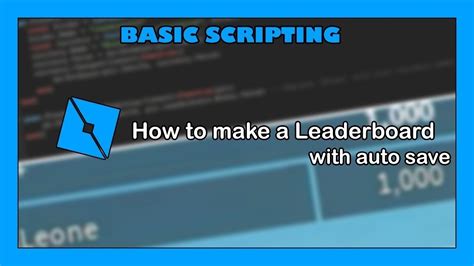 How To Make A Leaderstats With A Saving System Roblox Scripting