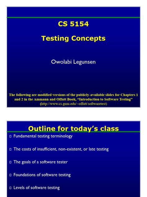Testingconcepts 1 Pdf Software Testing Systems Science