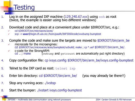 Running A First Example The Web Bumper Ppt Download