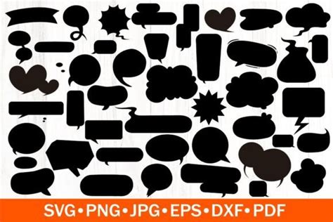 Speech Bubbles Bundle SVG Graphic by SouthernDaisyDesign · Creative Fabrica