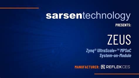 Product Overview Zynq Ultrascale Mpsoc System On Module Reflex Ces Youtube