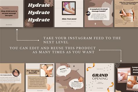 Lymphatic Drainage Template Lymphatic Drainage Intagram Lymphatic