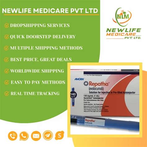 Repatha Sureclick Injection Strength 140 Mg Ml At ₹ 21807 5 Piece In Nagpur