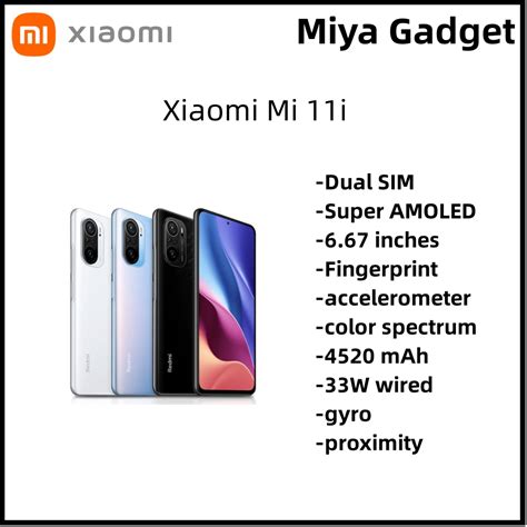 Xiaomi Mi 11i 5g 8gb Ram 256gb Rom Original Smartphones Free 1 Year Warranty Shopee Malaysia