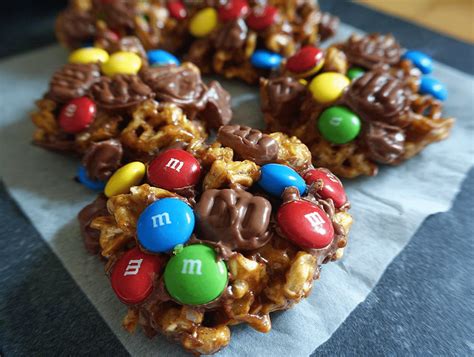 Mandm Chocolate Candy Clusters Easy Fun Recipe For Sweet Treats