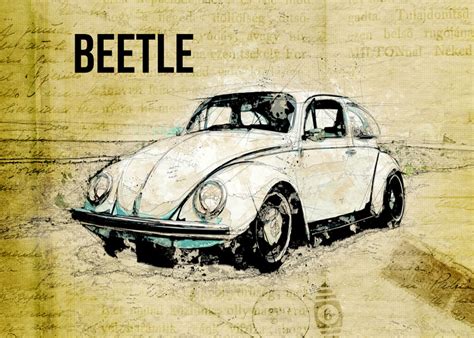 Vw Beetle Clipart Black And White Free Volkswagen Beetle Cliparts