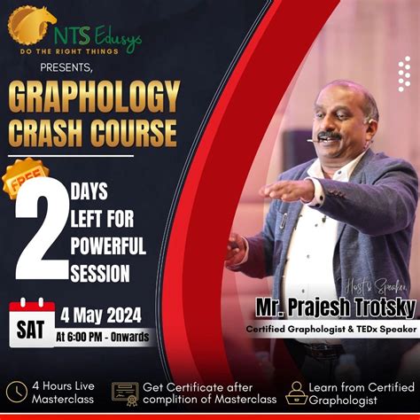 Graphology Handwriting Signature Guidance Personality Seminar Workshop Crashcourse