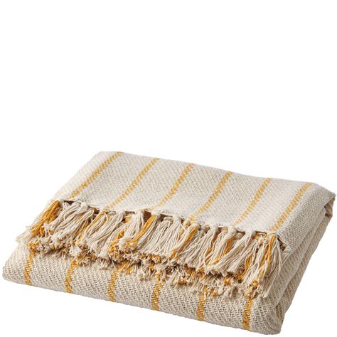 Filt Anna Rand Gul 165x125 Cm