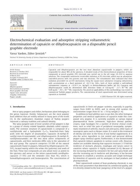 Pdf Electrochemical Evaluation And Adsorptive Stripping Voltammetric