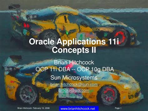 PPT Oracle Applications 11i Concepts II PowerPoint Presentation Free Download ID 5699631