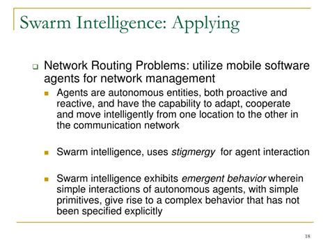 Ppt Swarm Intelligence Powerpoint Presentation Free Download Id5501509