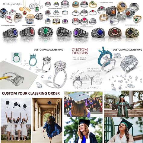 Classrings Custom Full Personalization Ring In Sterling Silver 925