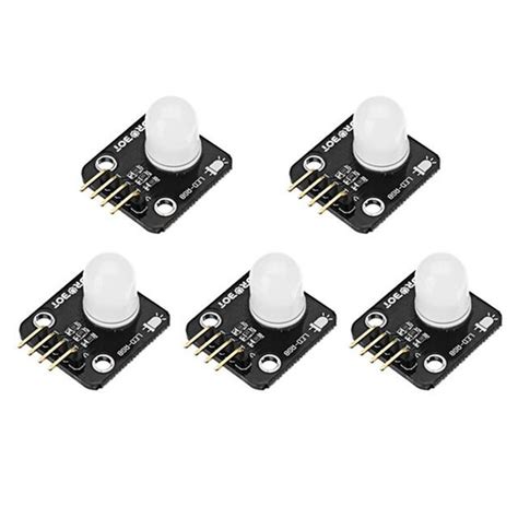 5pcs Led Electronic Module Rgb Full Color Led Module 5v 3 Primary