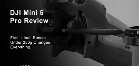 Dji Mini 5 Pro Review 2026 The Best Sub 250g Drone — With One