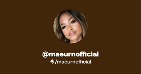 Maeurnofficial Instagram Linktree