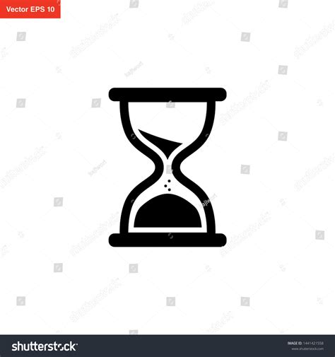 Hourglass Timer Icon Vector Design Stock Vector Royalty Free