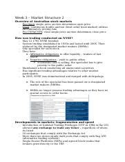 Understanding Market Structure And Trading Practices In Stock Course Hero