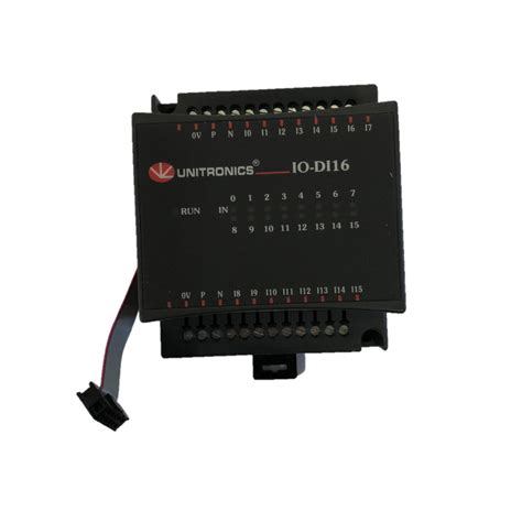 UN IO DI16 UNITRONICS EXPANSION IO MODULE 16 DIGITAL INPUTS 24VDC Tecnologic UK