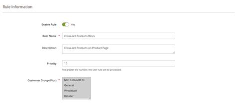 Magento 2 Customer Groups Pricing Restrictions Rules