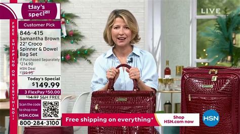 Hsn Samantha Brown Luggage Collection 10062023 01 Pm Youtube