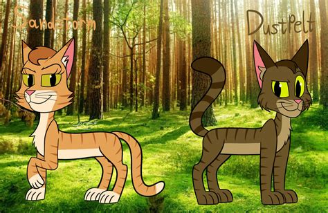 Warrior Cats Sandstorm And Dustpelt By Lightningsparklestar On Deviantart